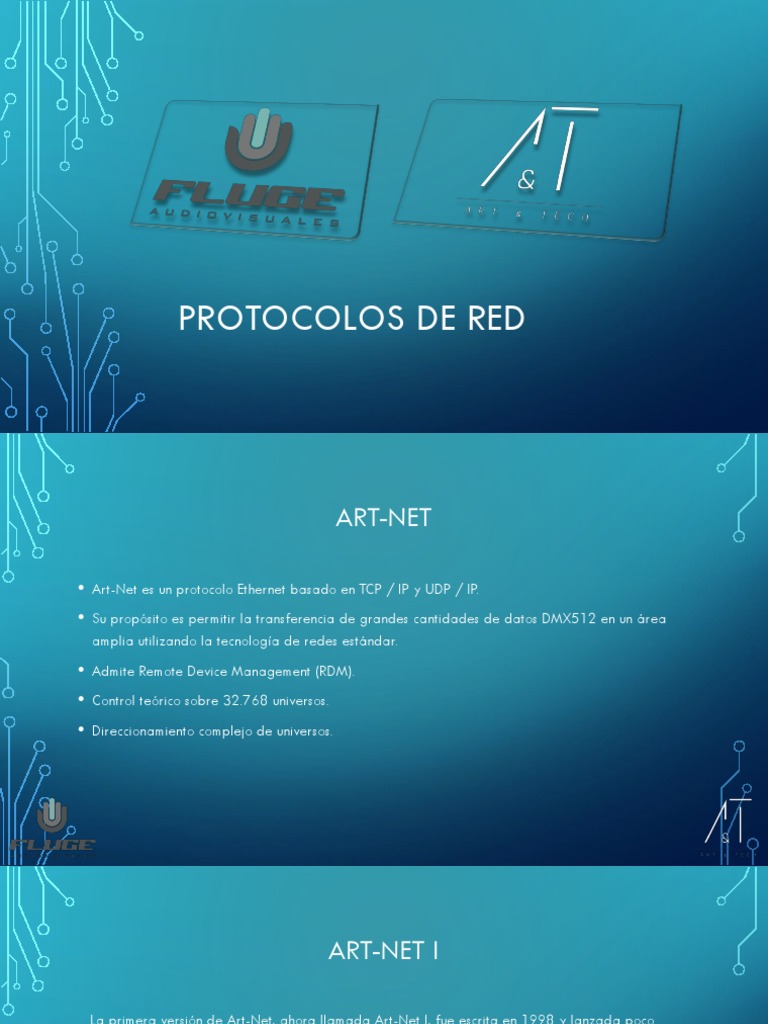 Análisis comparativo de los protocolos de red Art-Net y sACN para el ...