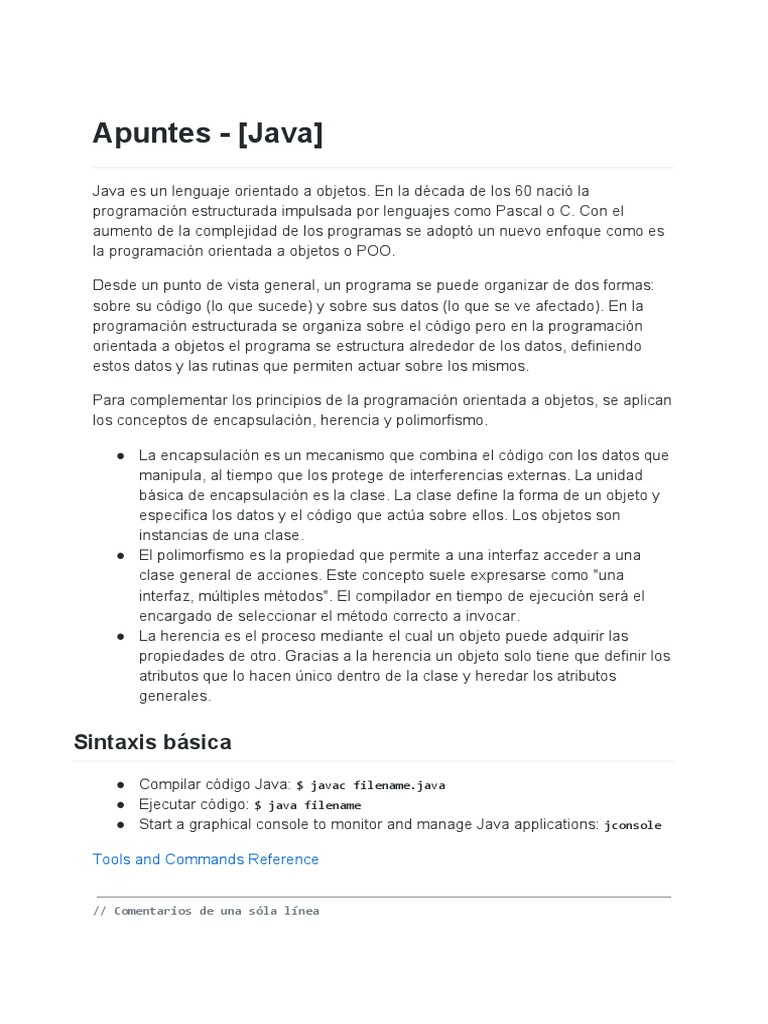 Apuntes JAVA v11 | PDF | Herencia (Programación Orientada a Objetos ...