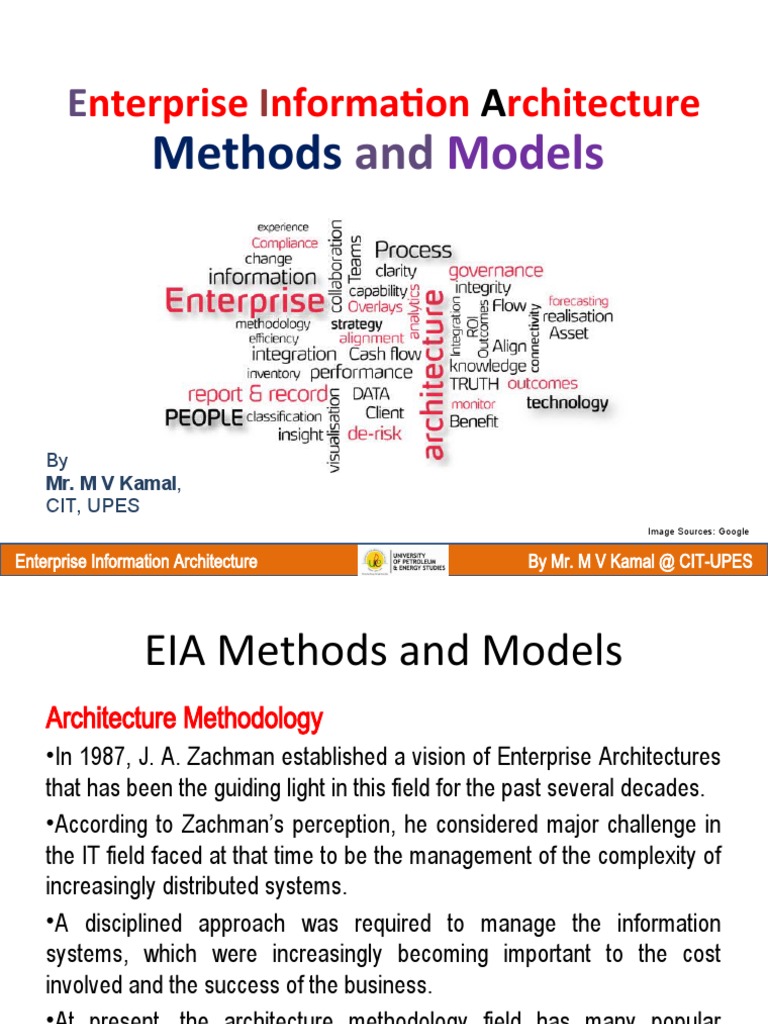 EIA - U-I.2 Methods and Models | PDF | Enterprise Architecture ...