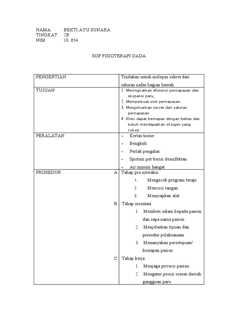 Fisioterapi Dada (18.054) | PDF