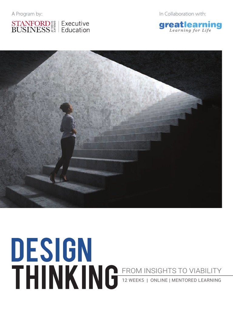 Stanford Design Thinking Brochure PDF | PDF | Design Thinking | Startup ...