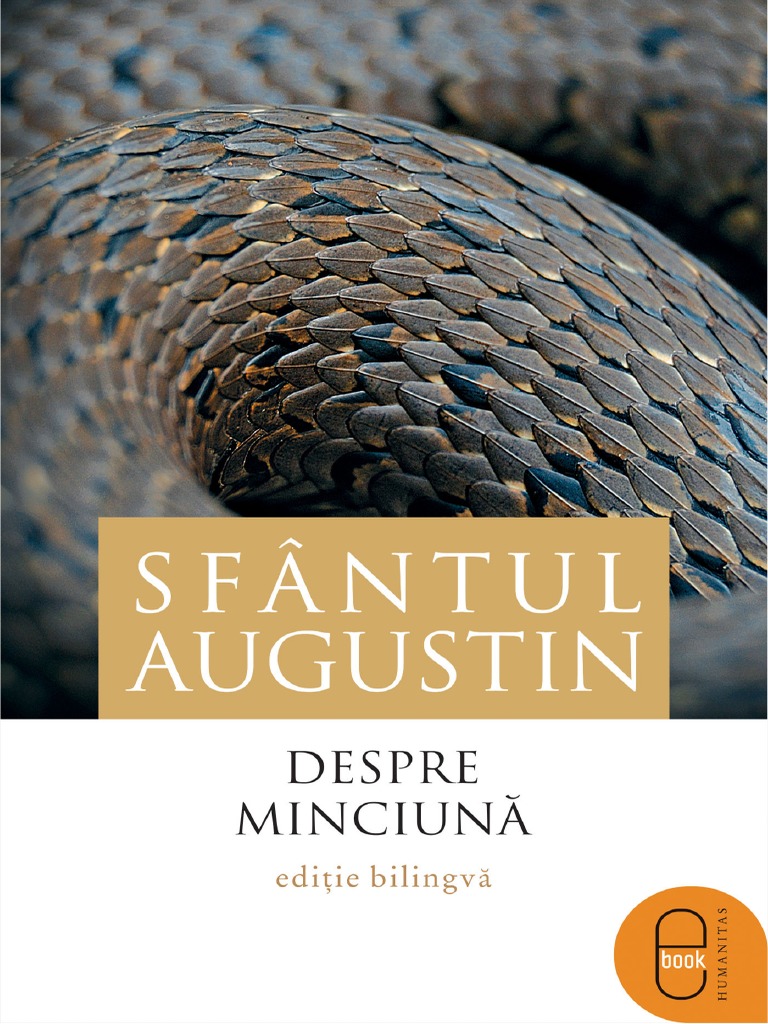 Sfantul-Augustin - Despre-Minciuna. Editie Bilingva PDF | PDF