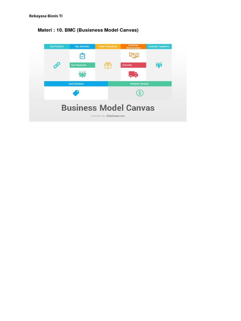Materi 10 BMC PDF | PDF