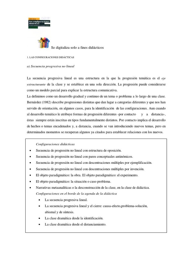 6 Cap5 Litwin Configuraciones - PDF | Descargar gratis PDF | Teoría | Aprendizaje