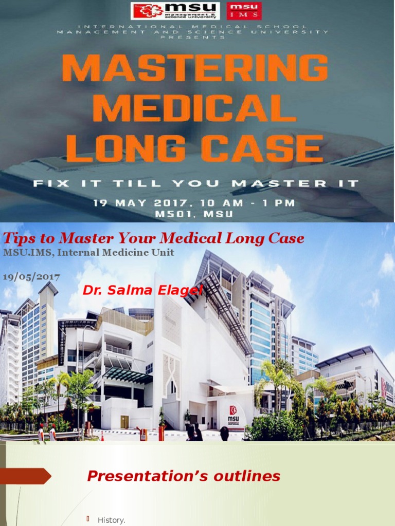Mastering the Medical Long Case Exam | PDF | Physical Examination | Symptom