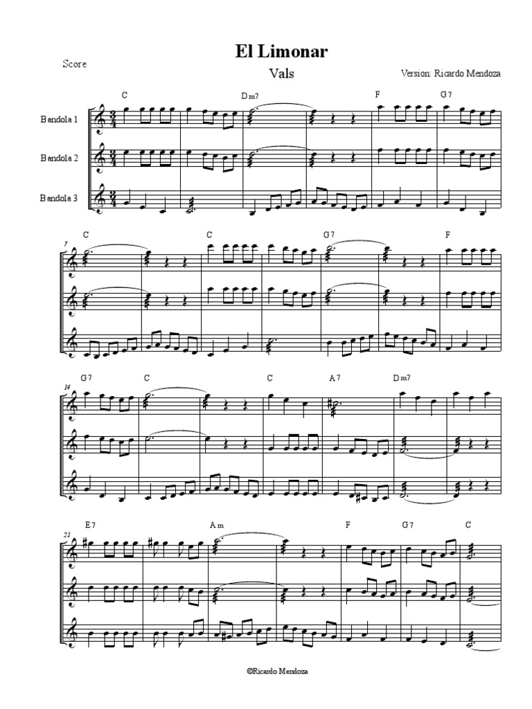 El Limonar (Vals) | PDF