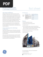 7FA Gas Turbine GT DataSheets | PDF | Turbine | Gas Turbine