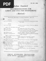 Is 2473 | PDF | Engineering Tolerance | Secondary Sector Of The Economy