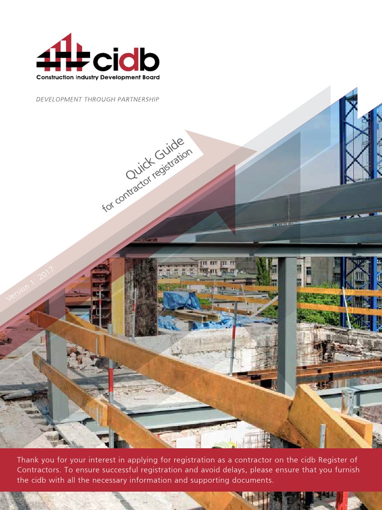 Quick Guide For Contractor Registration | PDF | Joint Venture | Accounting