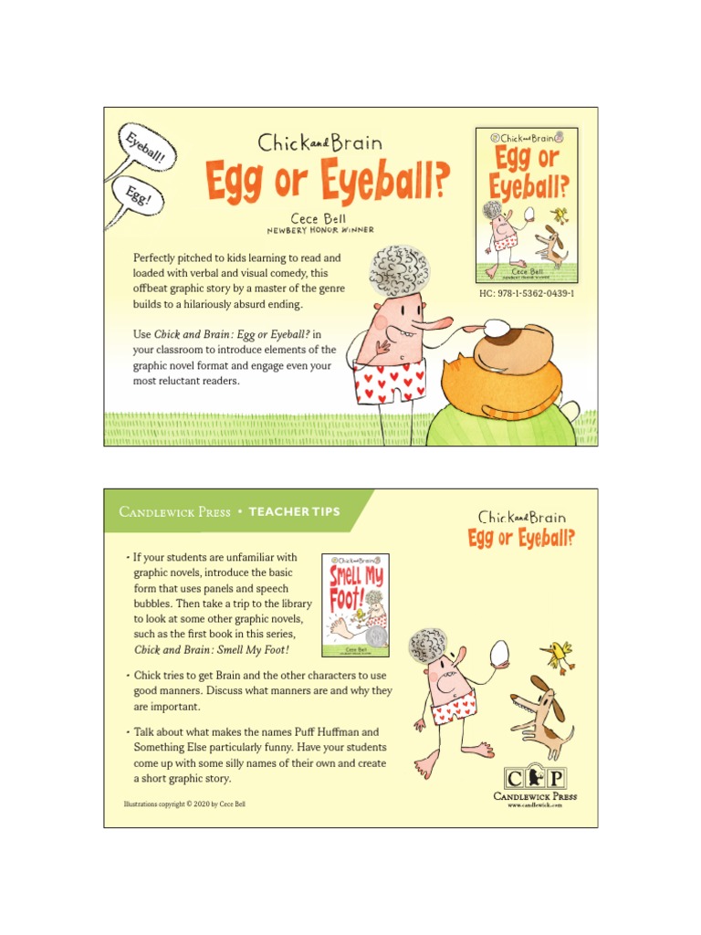 Chick and Brain: Egg or Eyeball? Teacher Tip Card | PDF