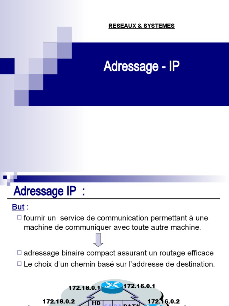 Classes et Masques d'Adresses IP | PDF | Adresse IP | I Pv6