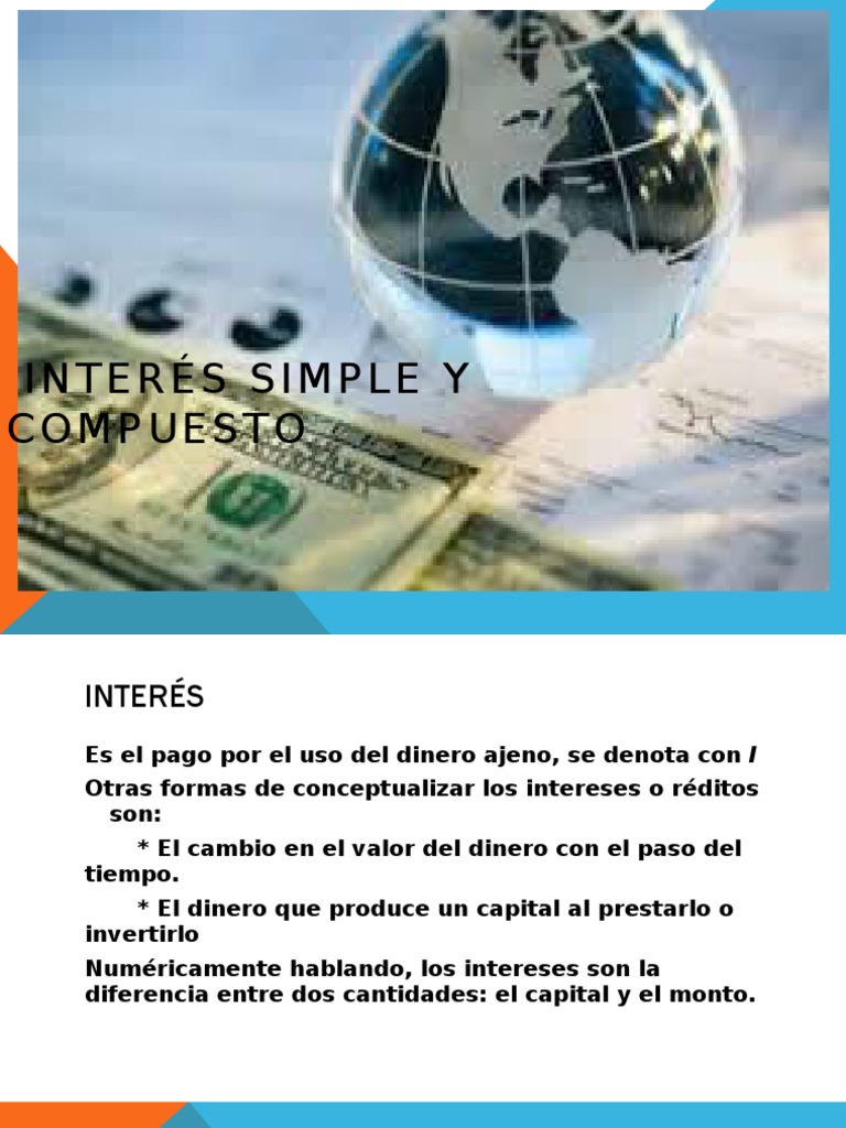 Interes Simple | PDF | Interés | Propiedad