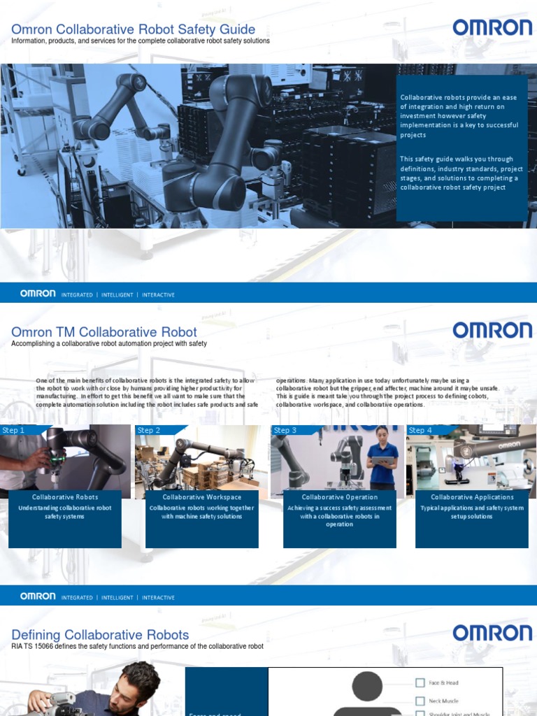 Omron Cobot Safety Guide Pdf Robot Robotics