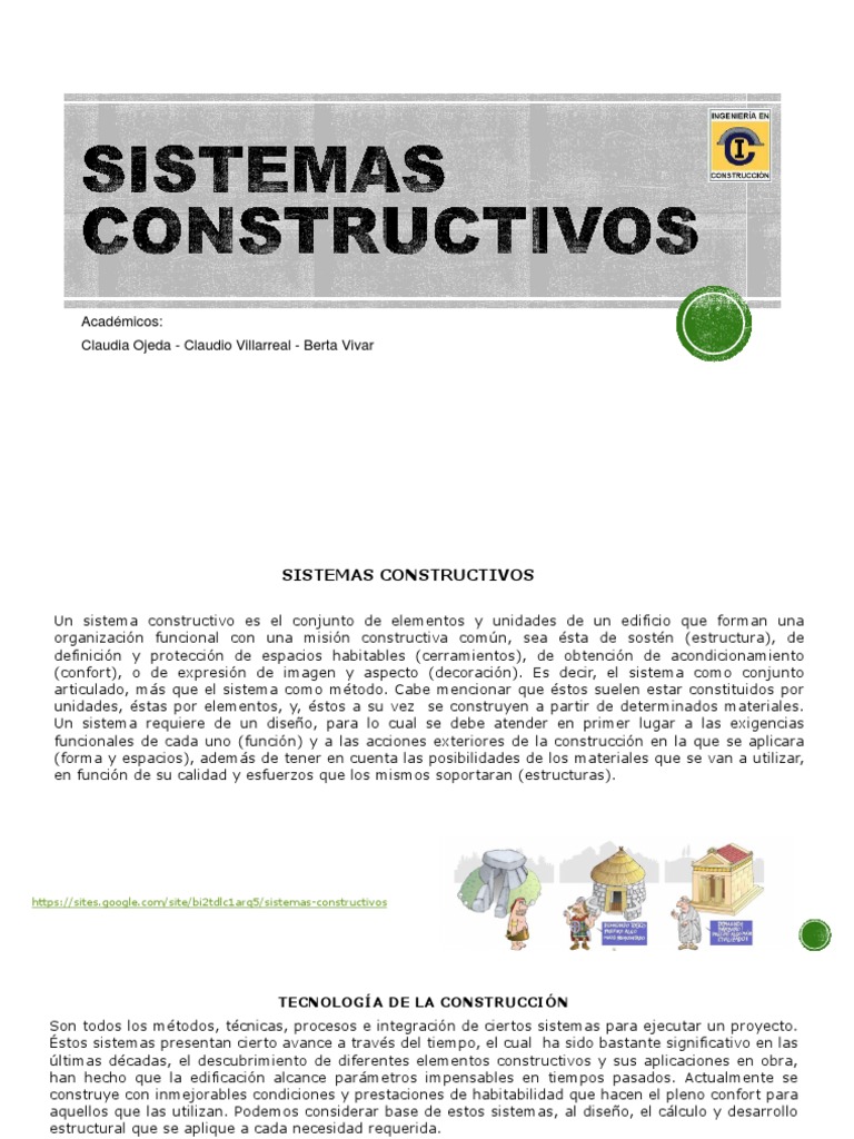 Sistemas Constructivos PDF | PDF | Diseño | Evolución