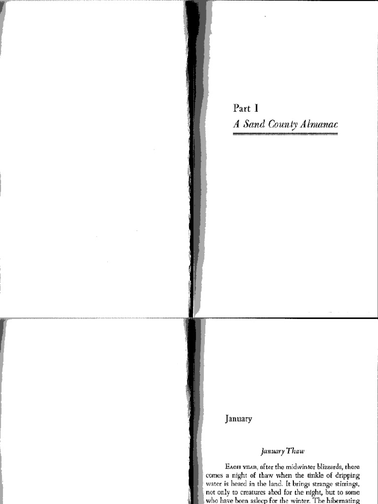 A Sand County Almanac - Aldo Leopold | PDF