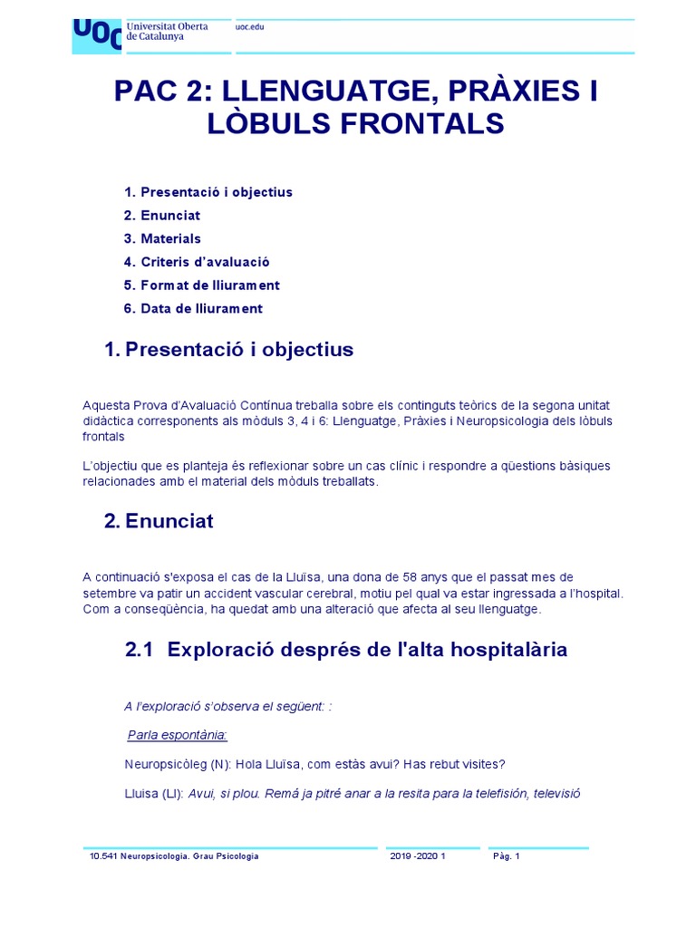 PAC2 20191 SOLUCIONS Catala | PDF