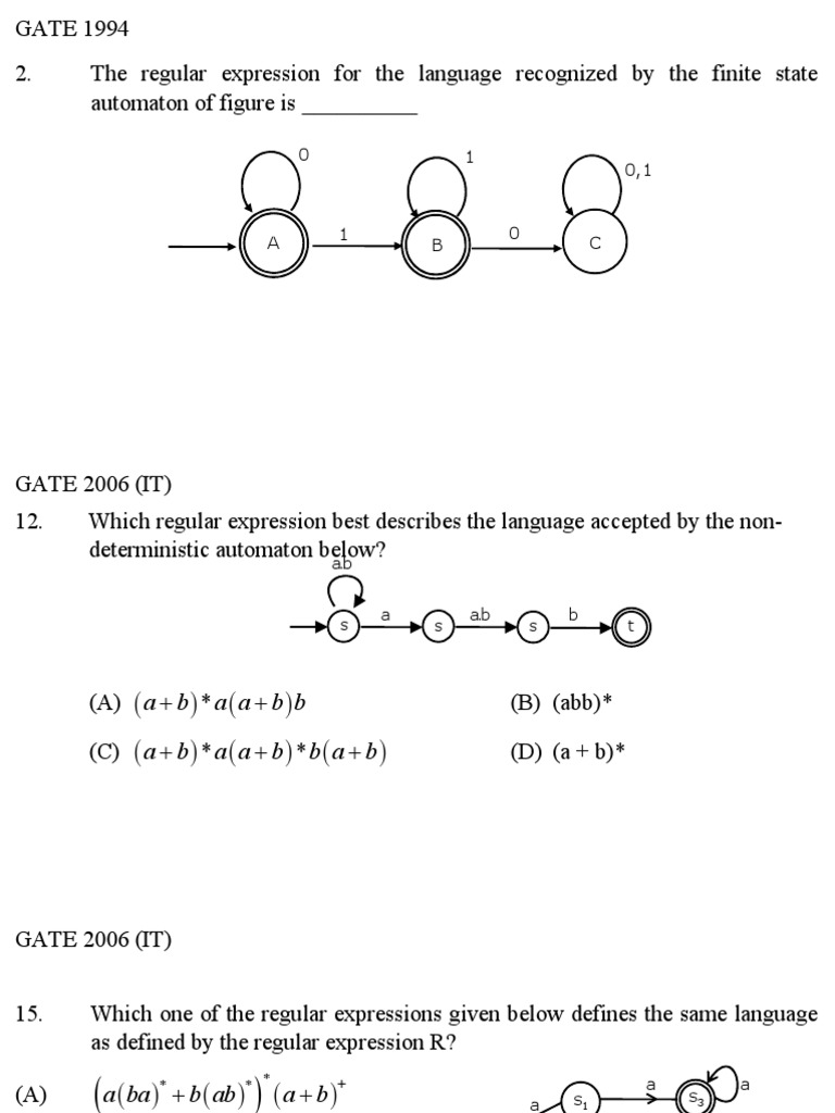DFA To Regular Expression | PDF | Regular Expression | Applied Mathematics