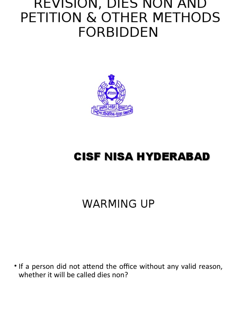 Revision, Dies Non and Petition Methods | PDF | Virtue | Common Law