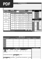 VFR Navigation Log | PDF | Transponder (Aeronautics) | Instrument ...