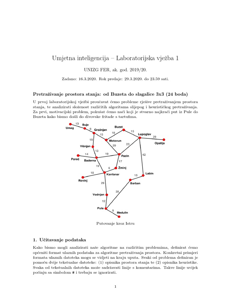 Laboratorijska Vjezba 1 - Upute PDF | PDF