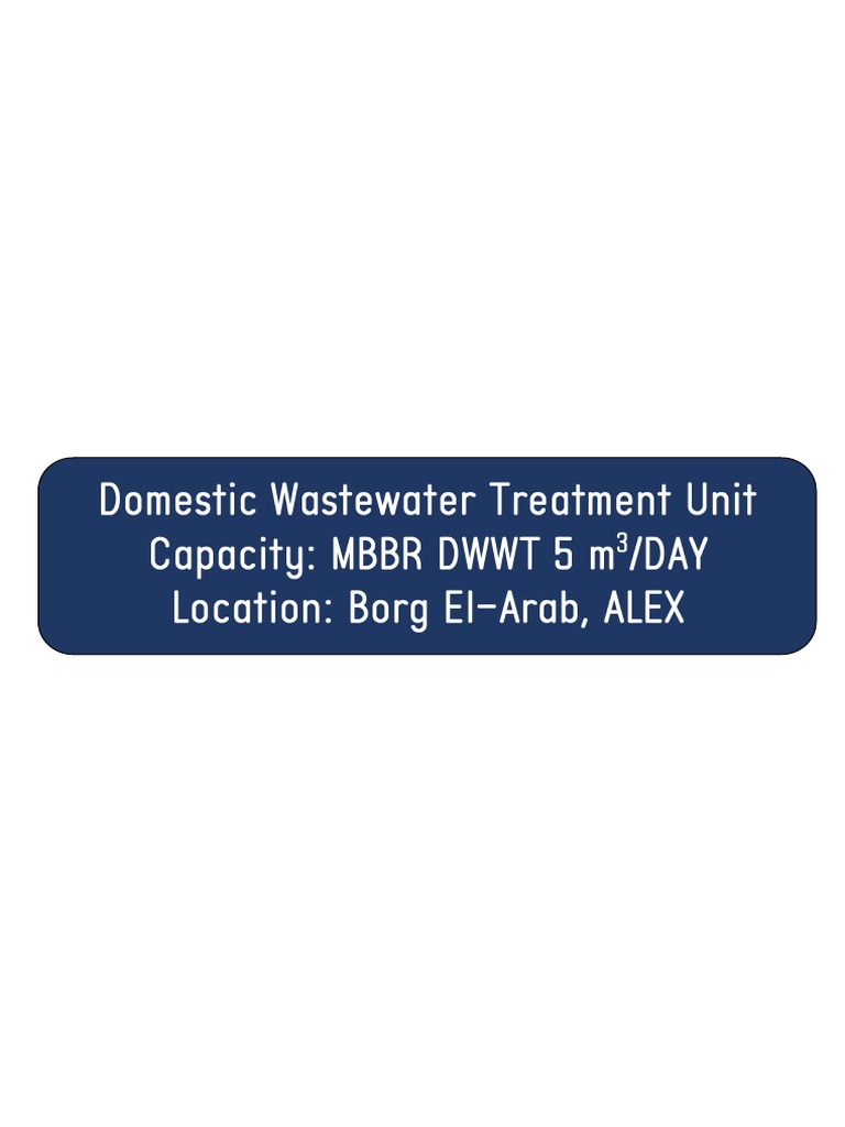 5 CMD DWWT MBBR | Download Free PDF | Sewage Treatment | Environmental ...