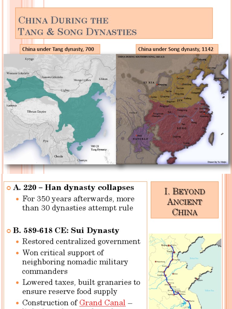 11 Ap China Tang and Song Notes | PDF | Tang Dynasty | China