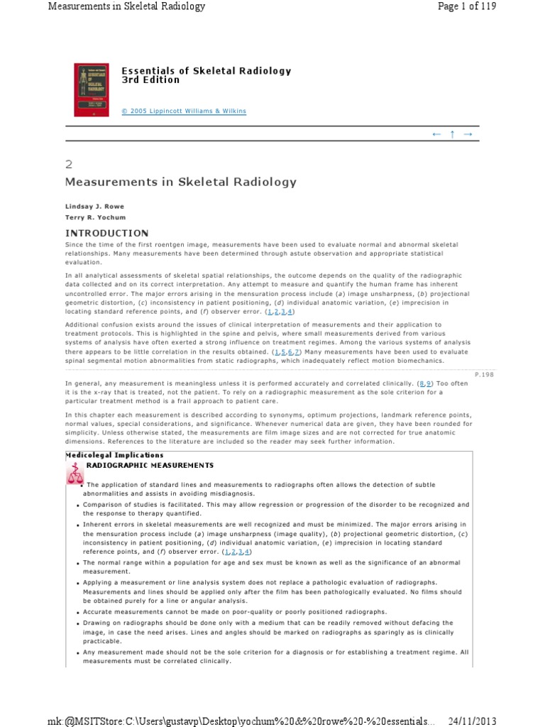 Yochum and Rowe - Cap 2 PDF | PDF | Scoliosis | Vertebra