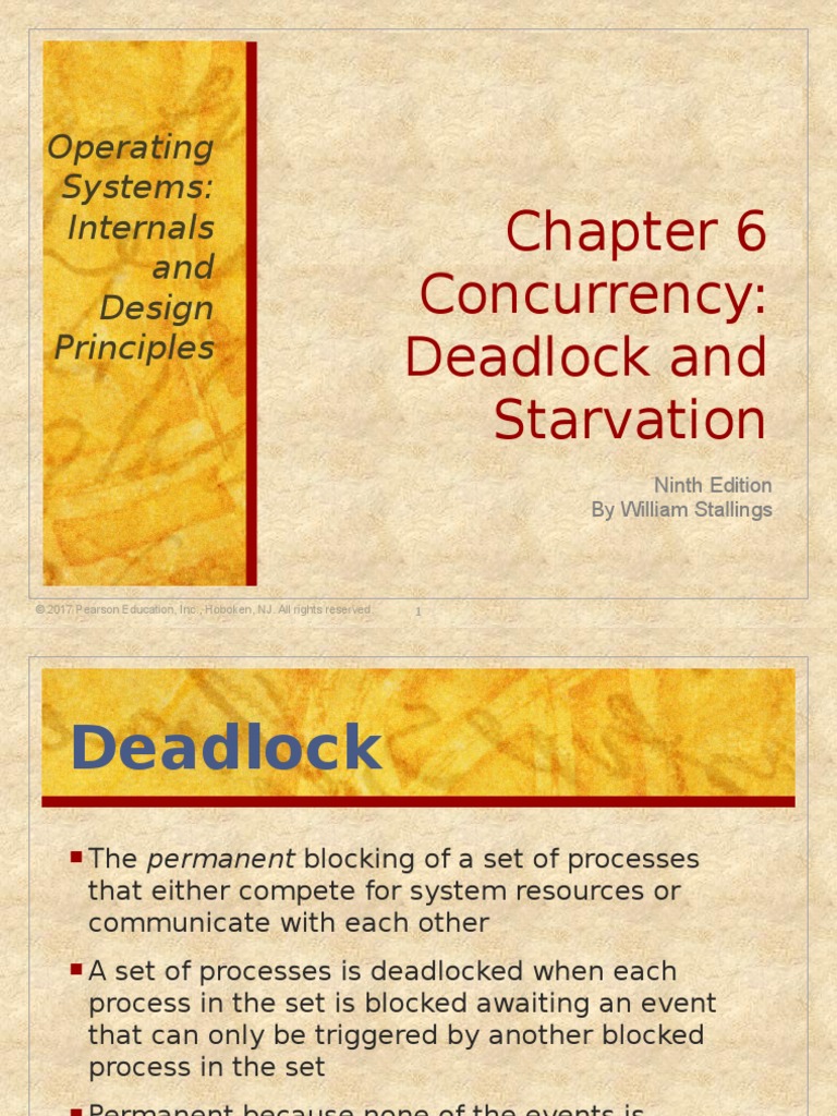 Chapter 6 Concurrency For Deadlock And Starvation Pdf Thread Computing Computer Data 6907