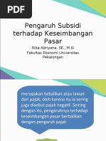 Contoh Soal, Pembahasan, Dan Soal Tugas Keseimbangan Pasar | PDF