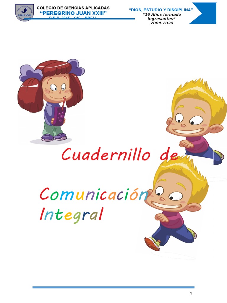 Cuadernillo de Comunicación Integral | PDF | Science | Ciencia y Tecnología
