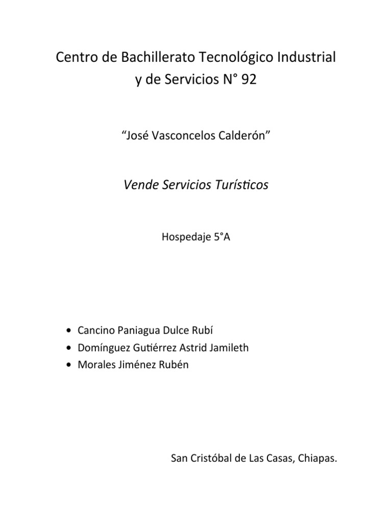Servicios Tangibles e Intangibles en Hoteleria | PDF | Hotel y ...