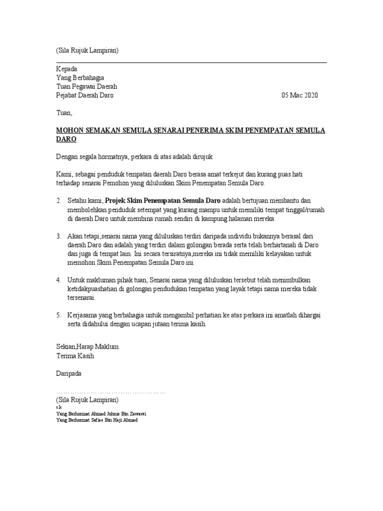 Sila Rujuk Lampiran | PDF