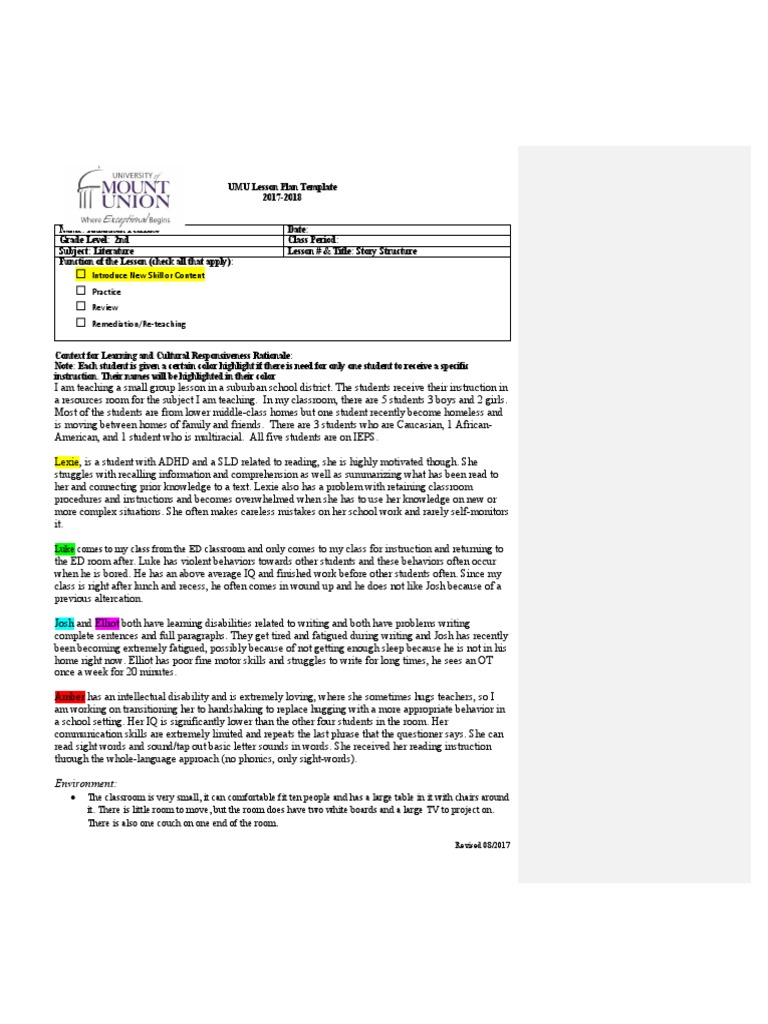 Ism Lesson Plan | PDF | Lesson Plan | Teachers