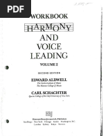 Harmony and Voice Leading Workbook Vol 1 | PDF