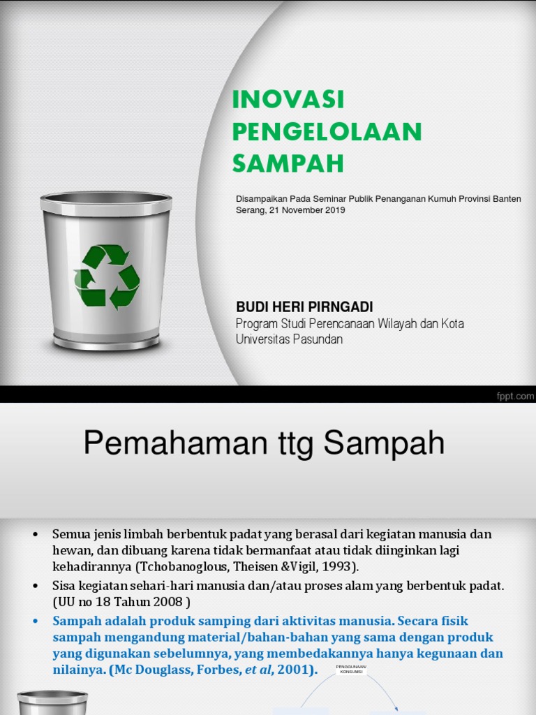 Inovasi Pengelolaan Sampah | PDF