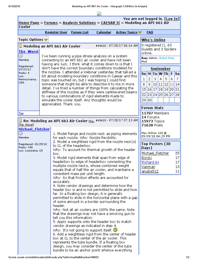 Modeling An API 661 Air Cooler - Intergraph CADWorx & Analysis | PDF ...