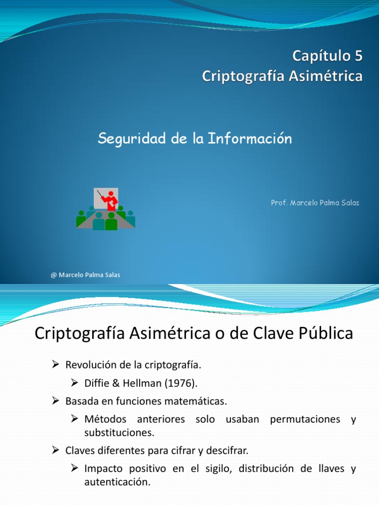 Criptografía Asimétrica-1 PDF | PDF | Criptografía de clave pública ...
