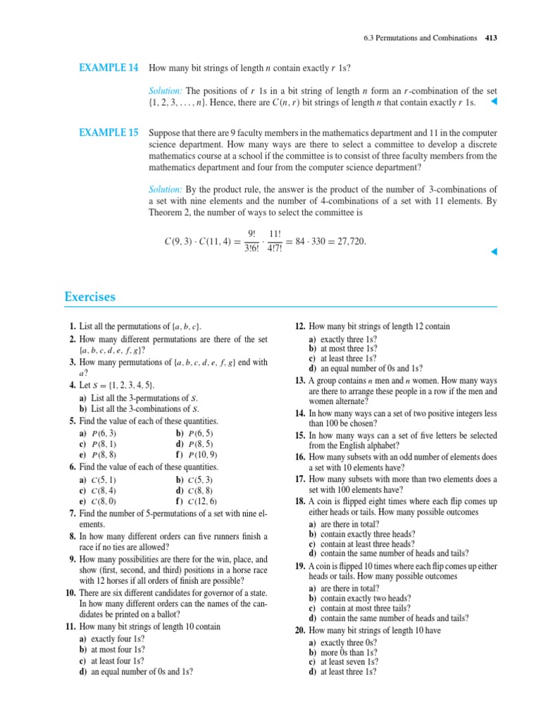 Pages From Rosen Discrete Mathematics And Its Applications 7th Edition Pdf Pdf Numbers