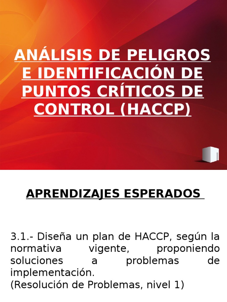 Clase 2 Análisis Peligros e Identificación PCC (HACCP) | PDF | Análisis ...
