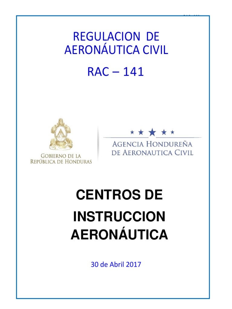 Rac-141-2-Da-Edicion. Honduras | PDF | Aeronave | Aviación