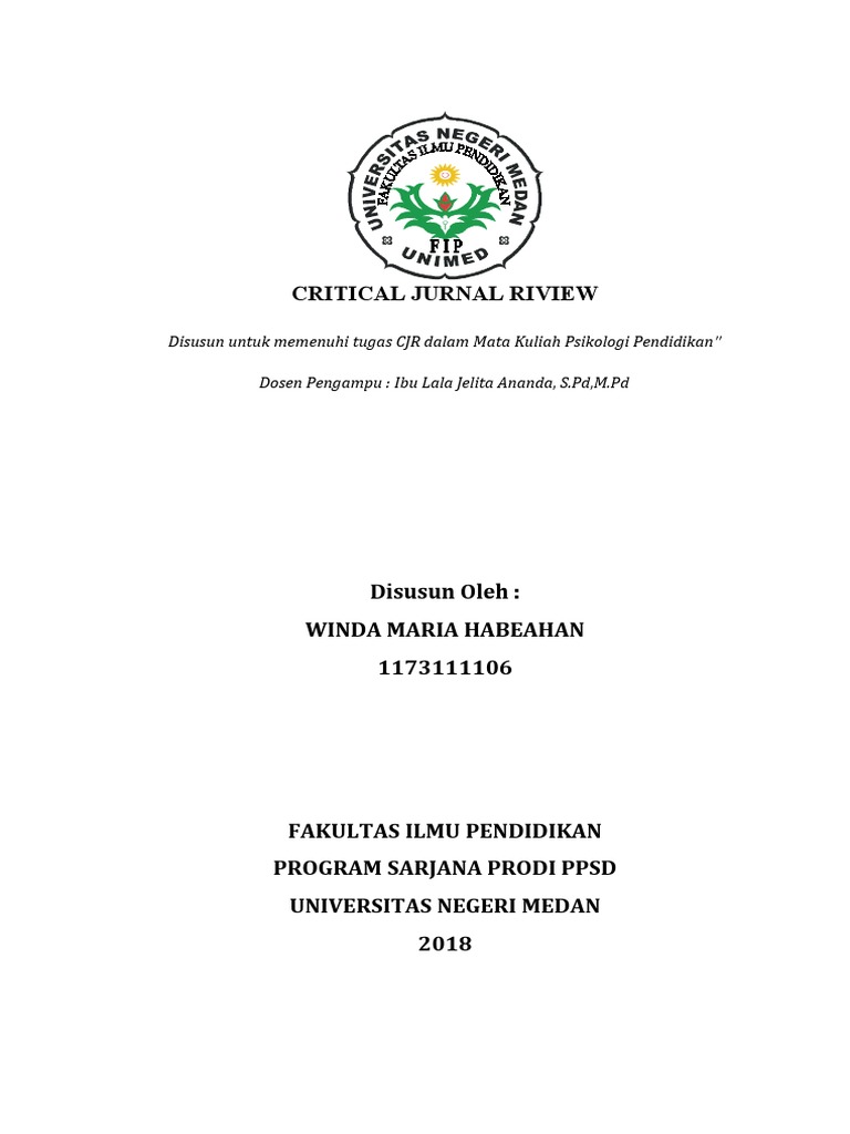 Tugas CJR Psikologi | PDF