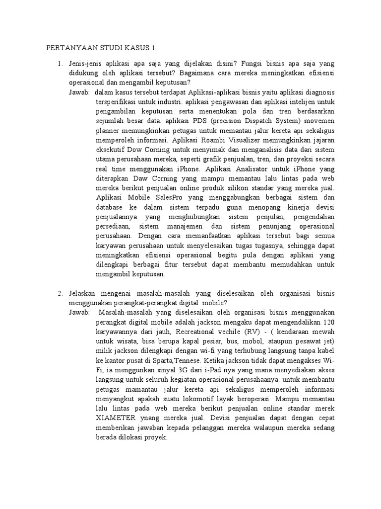 Studi Kasus Sim | PDF