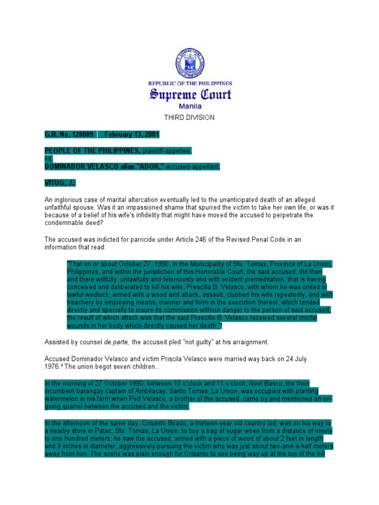 Criminal Law Handwritten Digest | PDF | Murder | Testimony