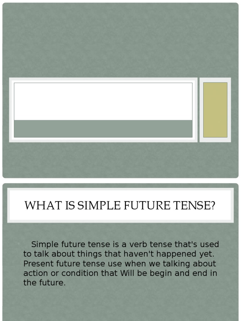 Simple Future Tense | PDF | English Grammar | Languages