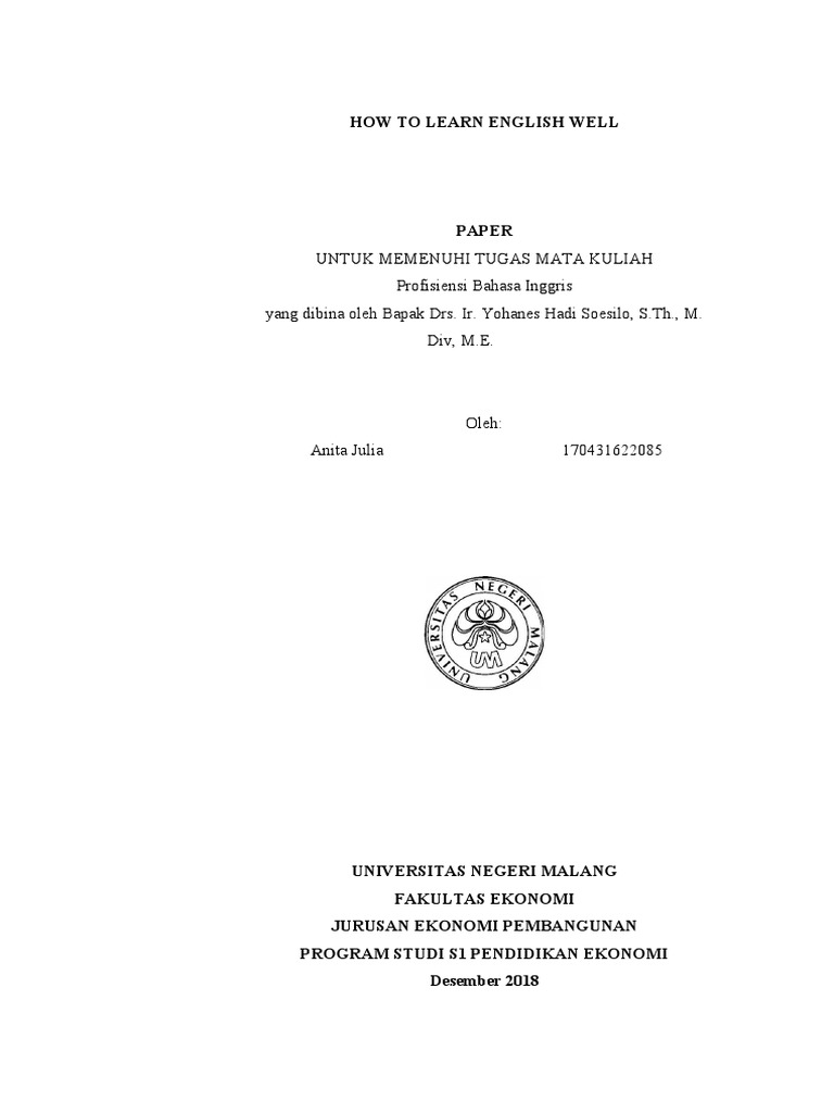 How To Learn English Well | PDF | English Language | Test (Assessment)