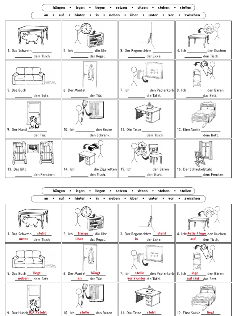 Two-Way Prepositions-Picture Examples 1 PDF | PDF