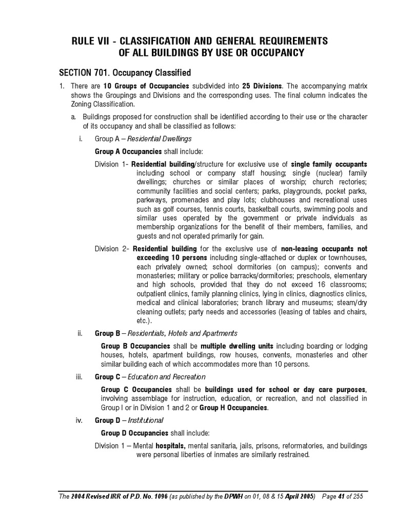 Rule 7 and 8 DPWH PDF | PDF | Building | Apartment