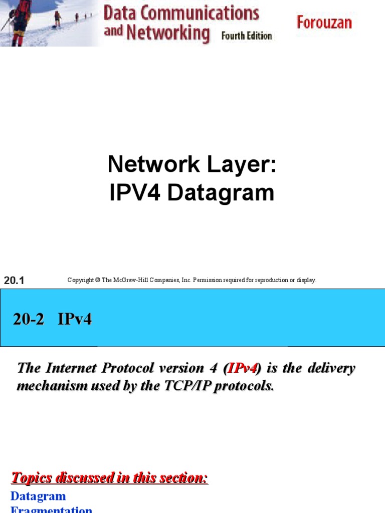 Ipv4 DATA GRAM | PDF | Internet Protocols | I Pv6