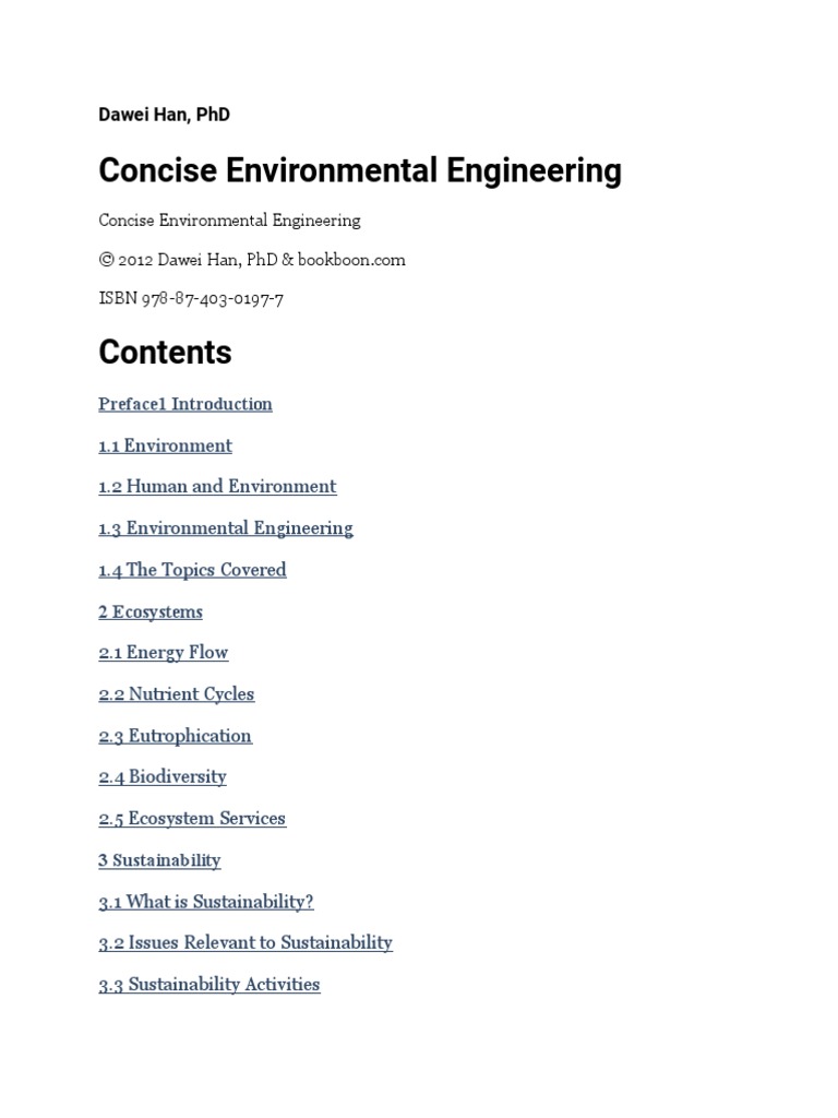 Dawei Han | PDF | Environmental Engineering | Natural Environment