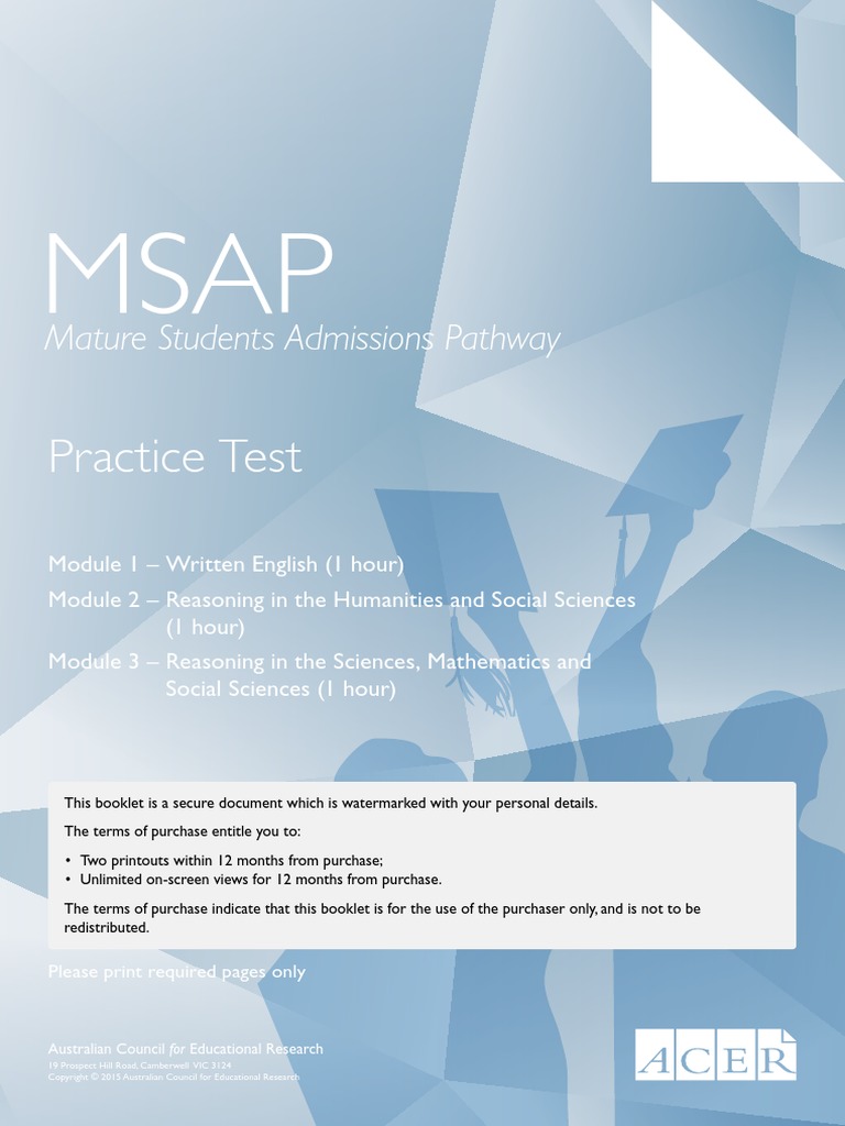 Msap Ireland Practice Test Combined | PDF | Multiple Choice | Essays